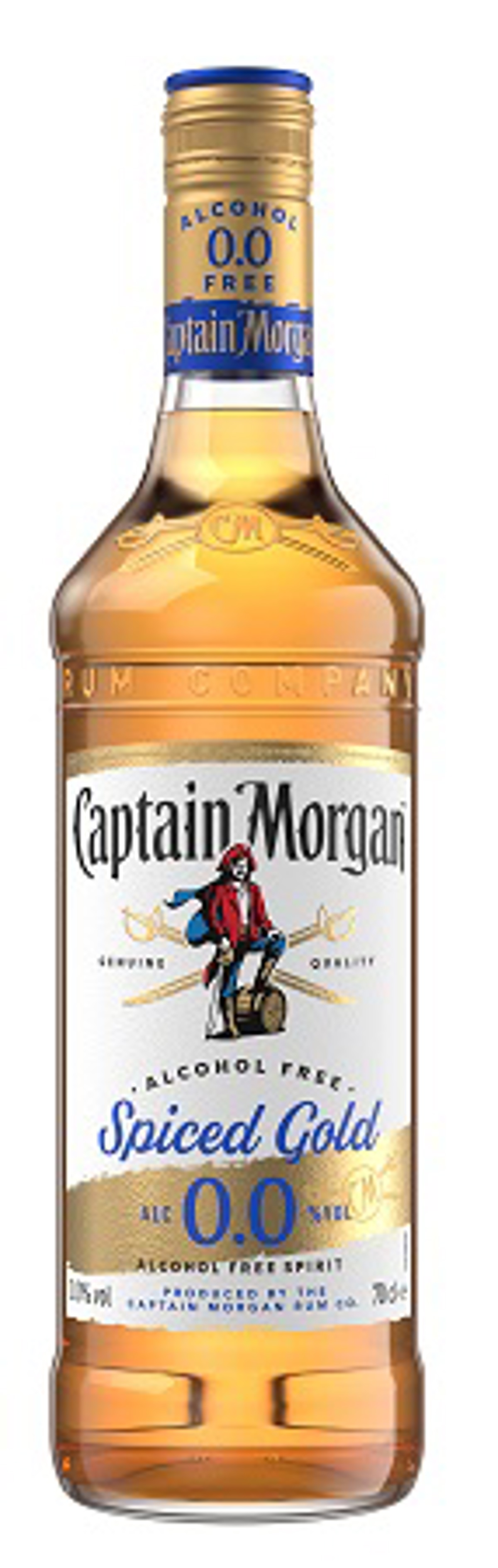 Captain Morgan Spiced Gold 0,0% alcoholvrij | Mitra Drankenspeciaalzaken